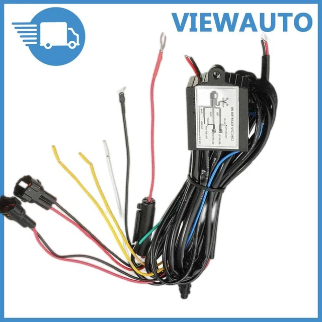 DAYTIME RUNNING LIGHT DRL Relay Harness Automatic Control On Off Module ...
