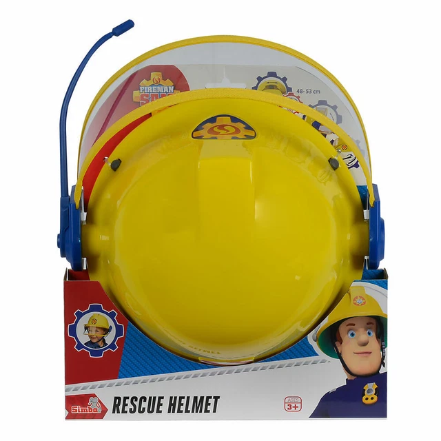 SIMBA FIREFIGHTER SAM Helmet Rescue Workers Toy Plastic H 27.3 cm ...
