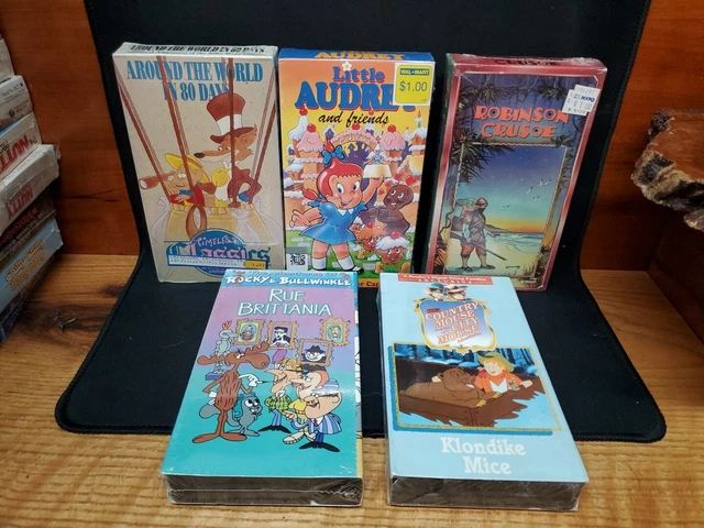 CHILDRENS VHS LOT, Robinson Crusoe, Rue Brittania, Country Mouse And ...