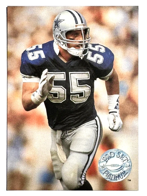 JACK DEL RIO Dallas Cowboys, Vikings 1991 Pro Carte Football Platine ...