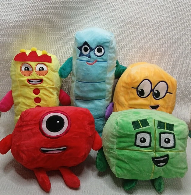 NUMBERBLOCKS PLUSH TOY Educational Soft Stuffed Number Blocks Dolls 5 ...