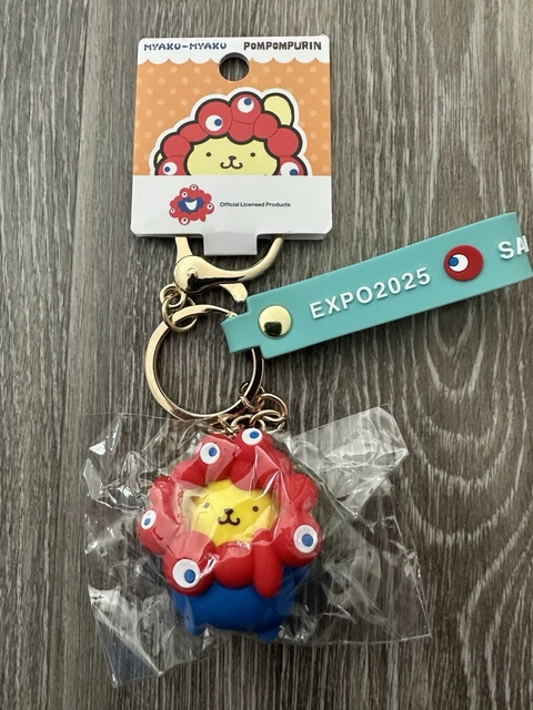 OSAKA WORLD EXPO 2025 - Myaku Myaku Pompompurin - Hello Kitty Keychain ...