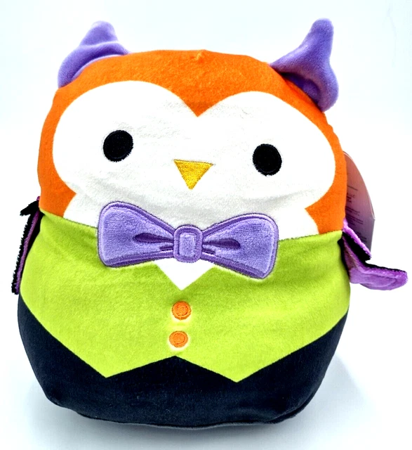ORIGINAL SQUISHMALLOWS ELLETTE Dracula Vampire Owl 8 inches Kelly Toys ...