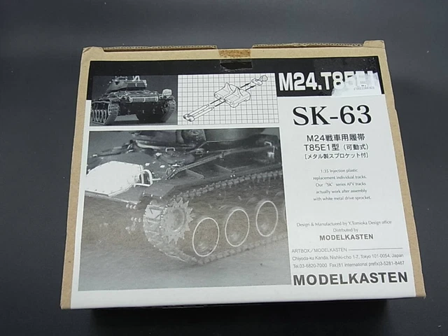 SK63 1/35 M24 Chaffee Tank Tracks T85E1 Type Movable EUR 102,91 ...