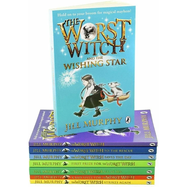 WORST WITCH SERIES By Jill Murphy: Complete 8 Books Collection Set-Ages ...