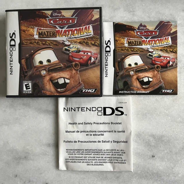 DISNEY CARS MATER-NATIONAL Championship Nintendo DS CIB W/ Manual ...
