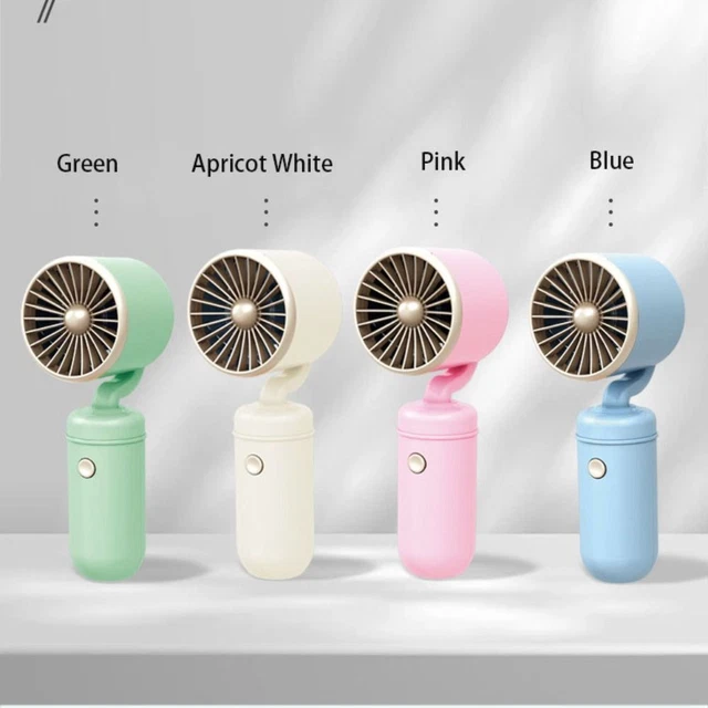 RECHARGEABLE MINI FAN Silent USB Fan Hot Handheld Electric Fan Summer ...