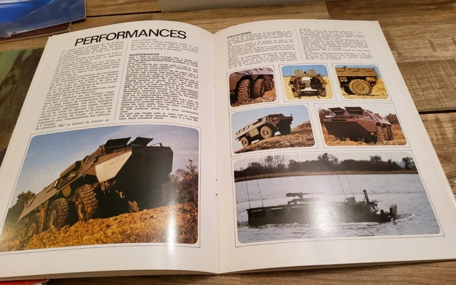 CATALOGUE BROCHURE PROSPECTUS Renault saviem VAB 4x4 et 6x6 militaire ...