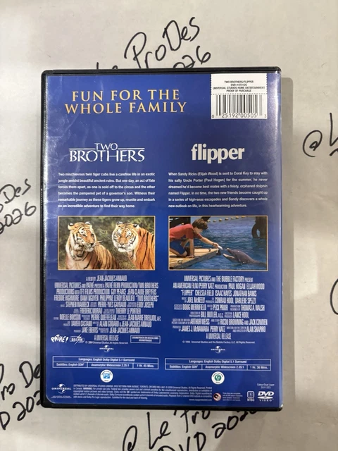 DVD DOUBLE: TWO Brothers / Flipper - D5 £1.57 - PicClick UK