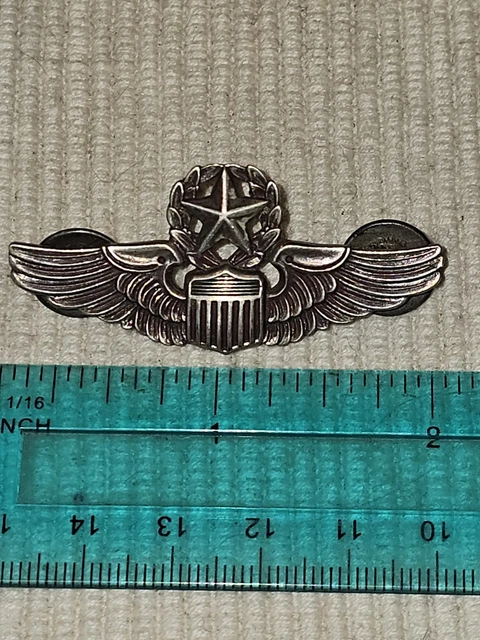 WWII US ARMY AAC Air Corps Master Pilot Wing Badge Meyer Marked L@@K ...