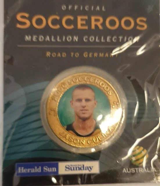 SOCCEROOS OFFICIAL 16 Medallion Collection Golden Generation 2006 FIFA ...