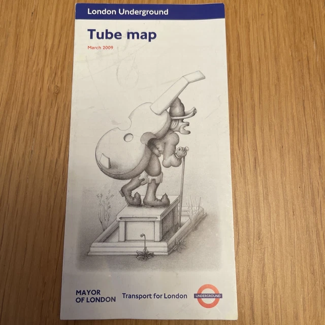 LONDON UNDERGROUND TUBE Map March 2009 £0.99 - PicClick UK