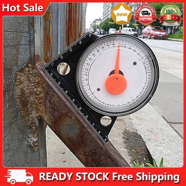 SLOPE INCLINOMETER PROTRACTOR with Magnetic Base Tilt Level Meter Angle ...