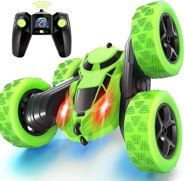 RC STUNT CAR Children Double Sided Flip 2.4G Remote Control 360 Deree Rotation o £19.86 ...