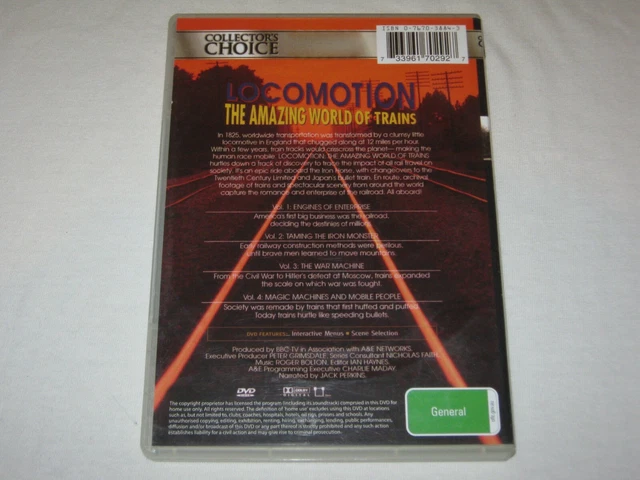 LOCOMOTION - THE Amazing World Of Trains - Volume 1 - Like New - Region ...