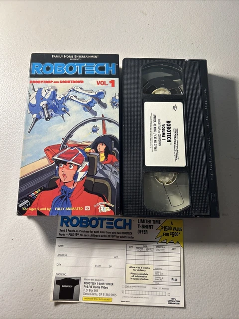 VTG ANIME ROBOTECH VHS Tape Volume 1 Family Home Entertainment Tested ...