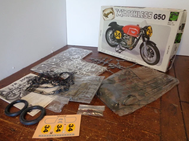PROTAR PROVINI CLASSIC Motorbikes MATCHLESS G50 Model Kit 1/9 scale Mod ...