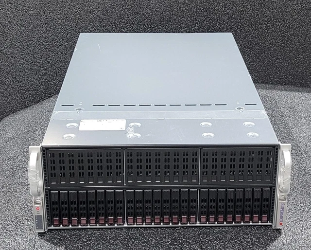 SUPERMICRO SYS-4029GP-TRT 8 double height GPU supported GPU Server 2X ...