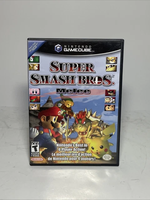 SUPER SMASH BROS Melee (Nintendo GameCube, 2001) CIB w/ Manual With ...