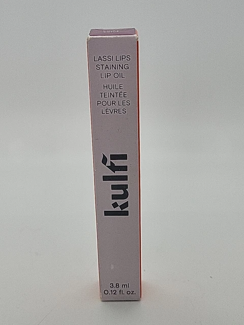 KULFI LASSI LIPS Staining Lip Oil LUCKY LOTUS 3.8ml/0.12floz NIB £19.55 ...