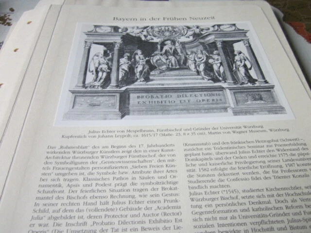 ARCHIV BAYERISCHE GESCHICHTE N 2175 Julius Echter von Mespelbrunn Fürstbischof EUR 5,29 ...