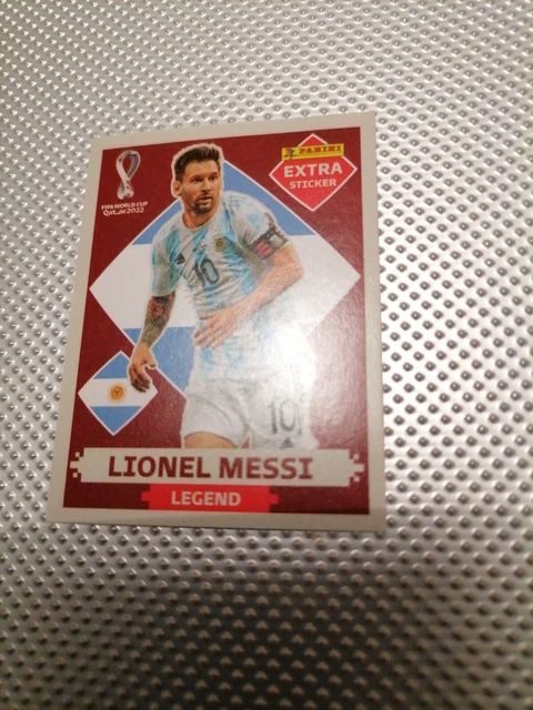 LIONEL MESSI - Panini Qatar 2022 FIFA World Cup Extra Sticker Legend £25.00 - PicClick UK