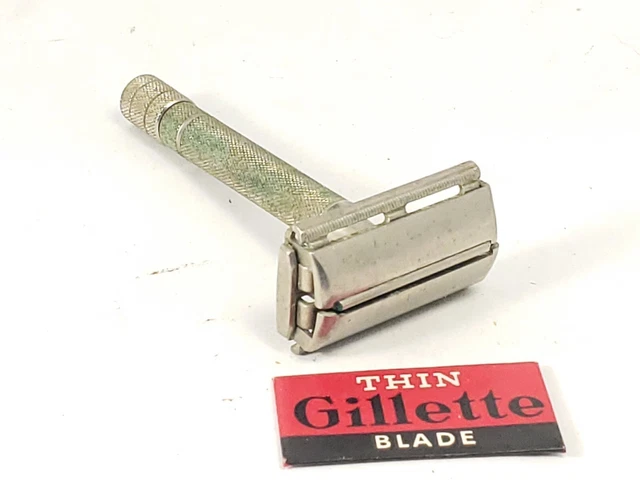 VINTAGE 1940’S STYLE Gillette Super Speed Safety Razor / No Date Codes ...