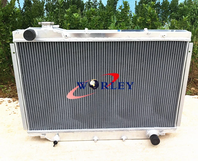 3 ROWS ALUMINUM radiator for 80 Series Landcruiser 1HZ Diesel & 1HDT ...