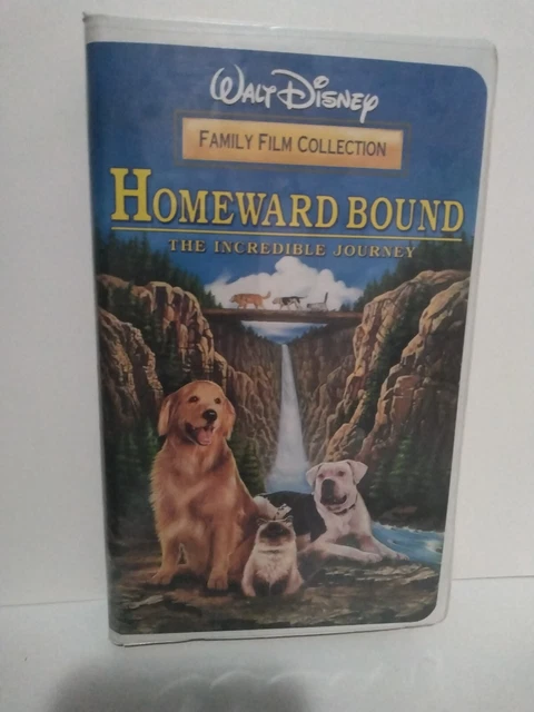 HOMEWARD BOUND VHS Cassette Clam Shell Case Walt Disney Michael J fox £ ...