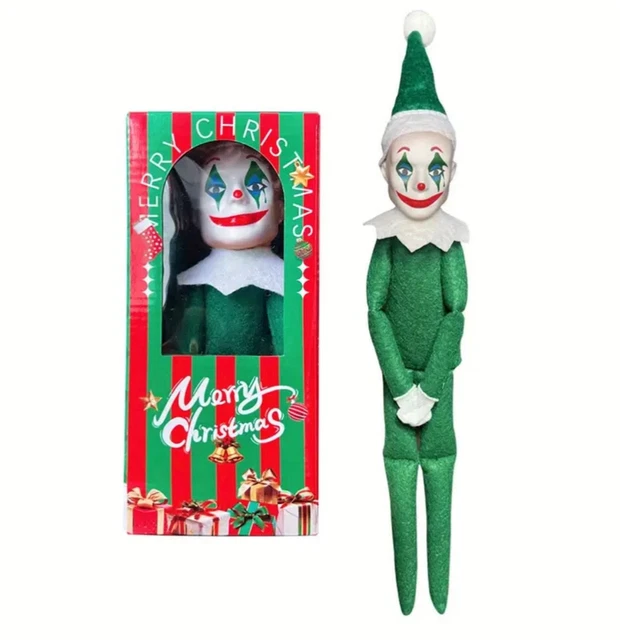 CHRISTMAS ON THE Shelf Christmas Plush Green Elf Doll Toy Christmas ...