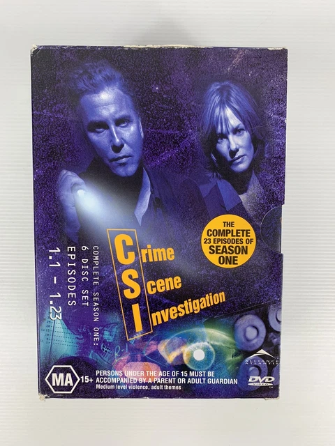 CSI CRIME SCENE Investigation Season 1 DVD TV Series R4 Near Mint Discs Tracked $19.97 - PicClick AU