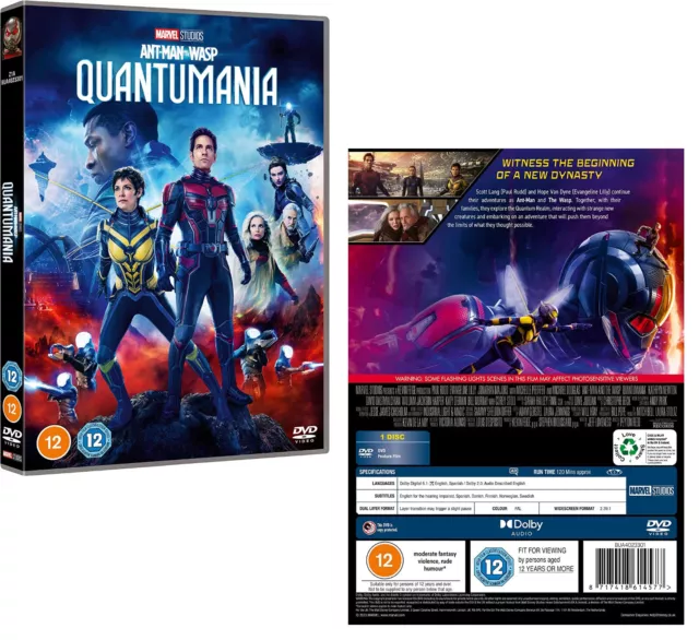ANT-MAN AND THE WASP: QUANTUMANIA (2023): Marvel Action Movie - NEW Eu ...