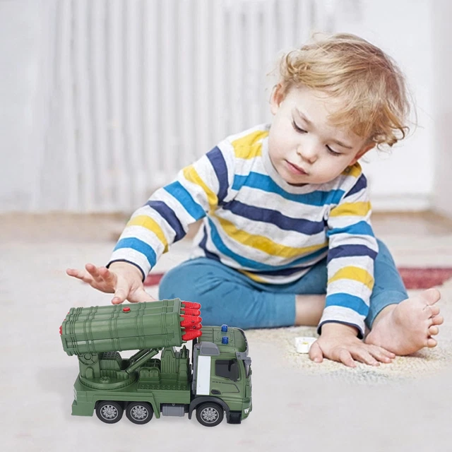 MILITARY TRUCK TOYS Remote Control Launcher Truck With 6 Launchable ...