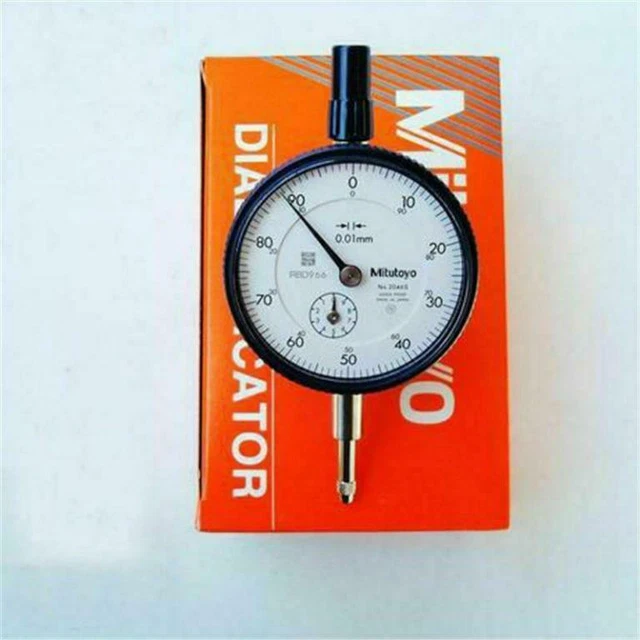 MITUTOYO / 2046S / Dial Indicator, 10mm, 0-100 Dial-Lug Back-8mm Stem £ ...