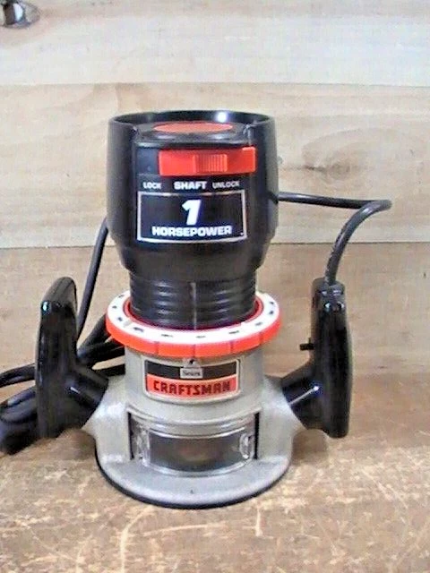 CRAFTSMAN #315.17461 6.5A 25,000 RPM 1-HP 1/4" Router W/ LIGHT & SHAFT ...