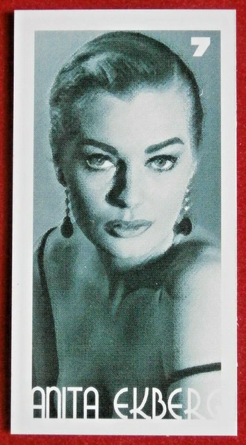 ANITA EKBERG - Card # 07 - Tribute Cards 2016 £4.99 - PicClick UK