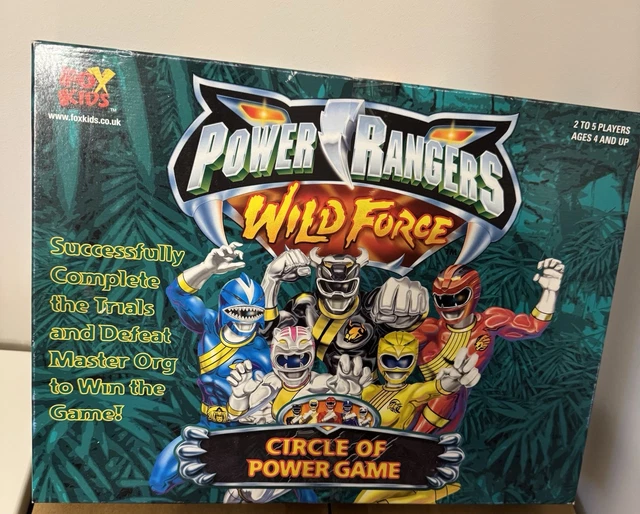 FOX KIDS POWER Rangers Wild Force Circle of Power Board Game 2003 ...
