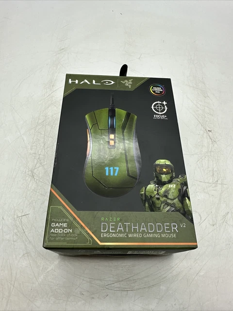 RAZER DEATHADDER V2 (RZ01-03210300-R3M1) Wired Gaming Mouse Halo ...