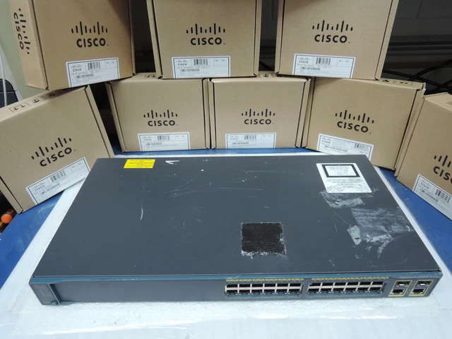 CISCO WS-C2960-24TC-L 24 port NON POE SWITCH. 90 Day's wrt . Real time ...