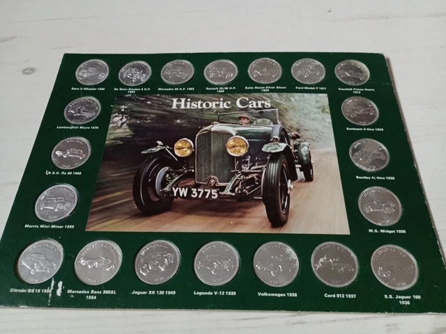 SHELL HISTORIC CARS Coin Collection Complete Set of 20 £4.87 - PicClick UK