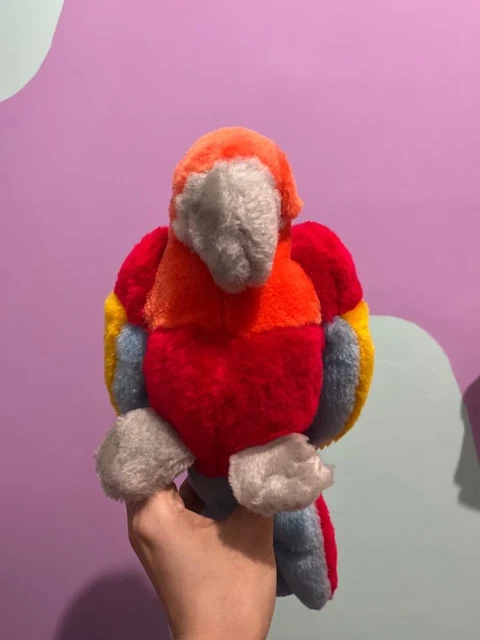 1990S ZOO SOUVENIR Macaw Parrot 34cm Soft Toy Plush £8.66 - PicClick UK
