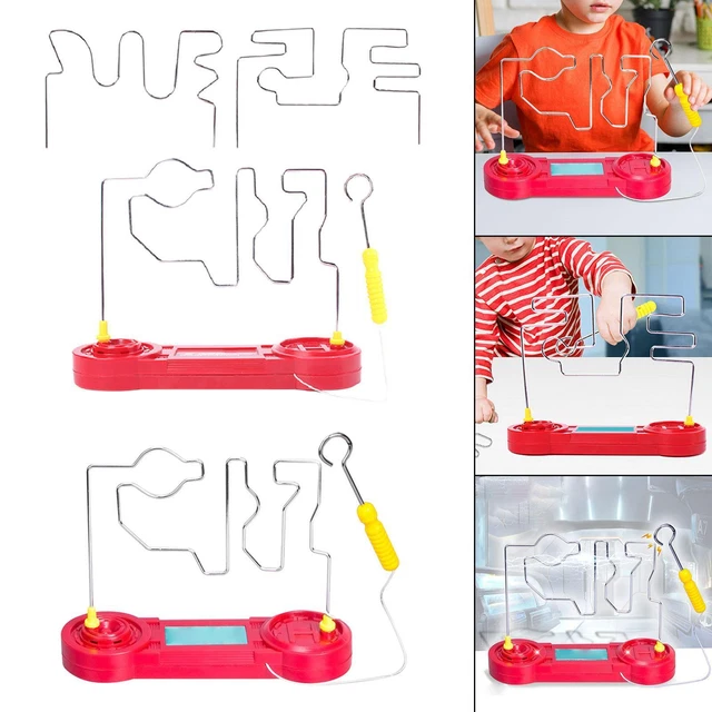 CADEAU DE JEU de labyrinthe de bosse électrique Buzz Wire Game pour les ...