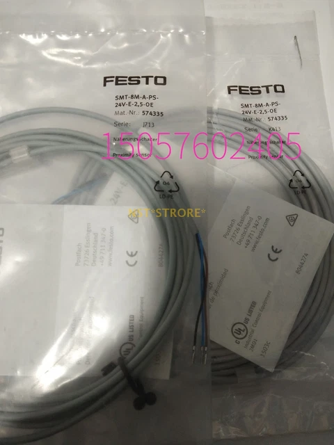 1PC FOR NEW FESTO proximity switch SMT-8M-A-PS-24V-E-2,5-OE 574335 £32. ...