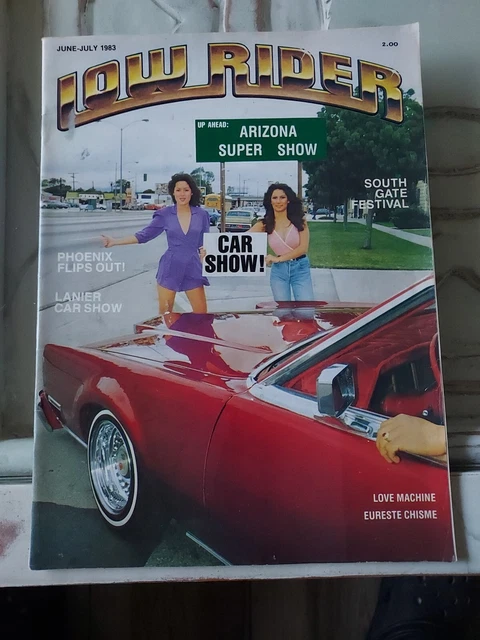 VINTAGE LOWRIDER MAGAZINE July 1984, art, Firme, Chicano Car Culture £7 ...