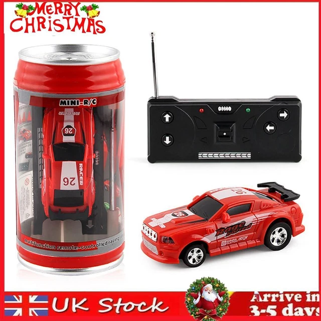 COKE CAN MINI Cans RC Car with Roadblocks RC Car Model Mini RC Car for ...