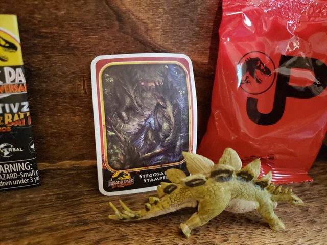 JURASSIC PARK 30TH Anniversary Stegosaurus Stampede Captivz Build N ...