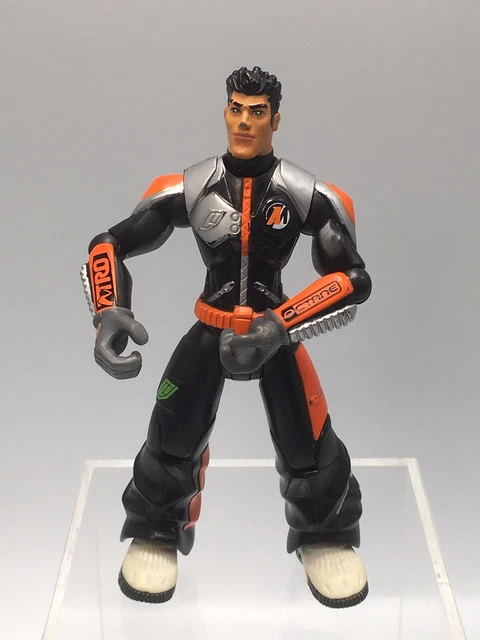 ACTION MAN A.T.O.M Axel 2005 Hasbro Approx 5 Inch Action Figure £6.95 ...