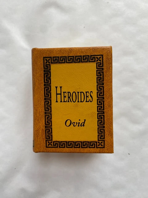 DEL PRADO MINIATURE Library Book Classics - Heroides - Ovid $15.49 ...