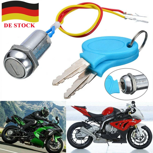 DE 2 WIRE shut-off key switch turn-on switch for electric scooter moped ...