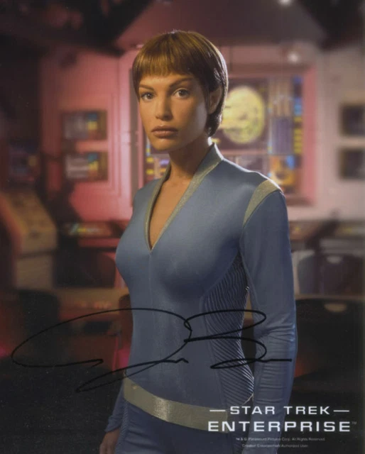 JOLENE BLALOCK AUTOGRAMM Star Gate Star Trek Enterprise Dr. House ...
